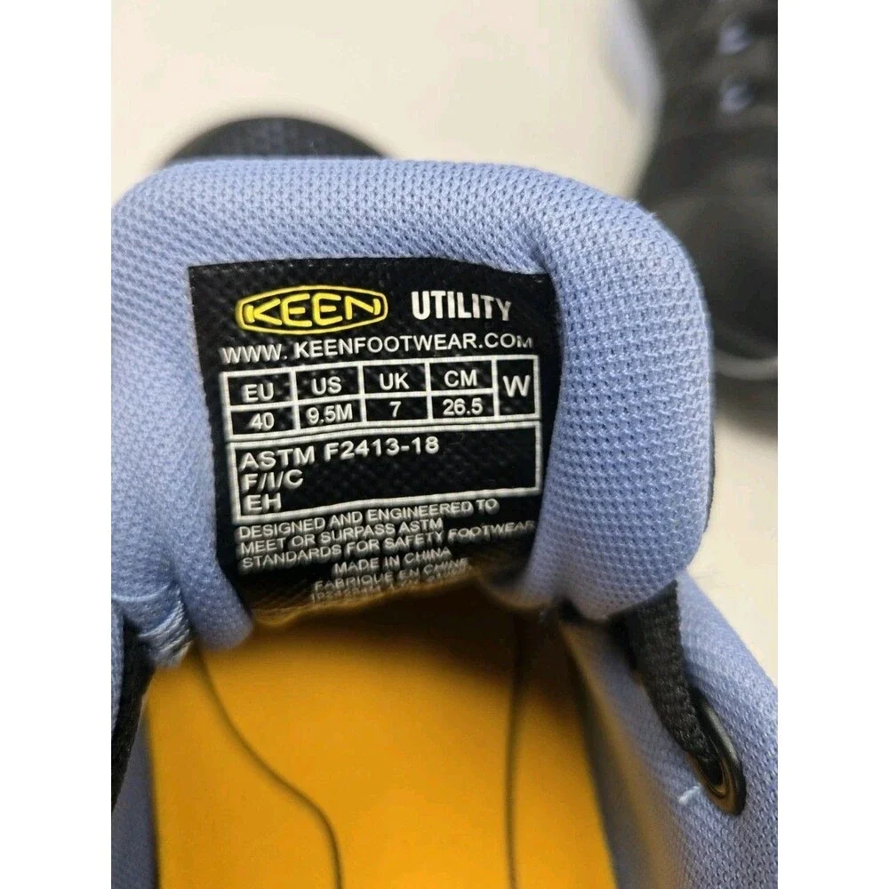 Keen | Shoes | New Keen Women Utility Astm F24318 Black Steel Toe Eh ...